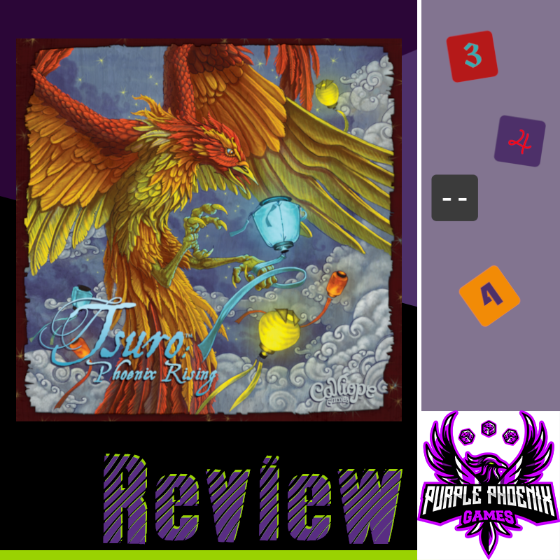 Purple Phoenix Games Review | Tsuro: Phoenix Rising
