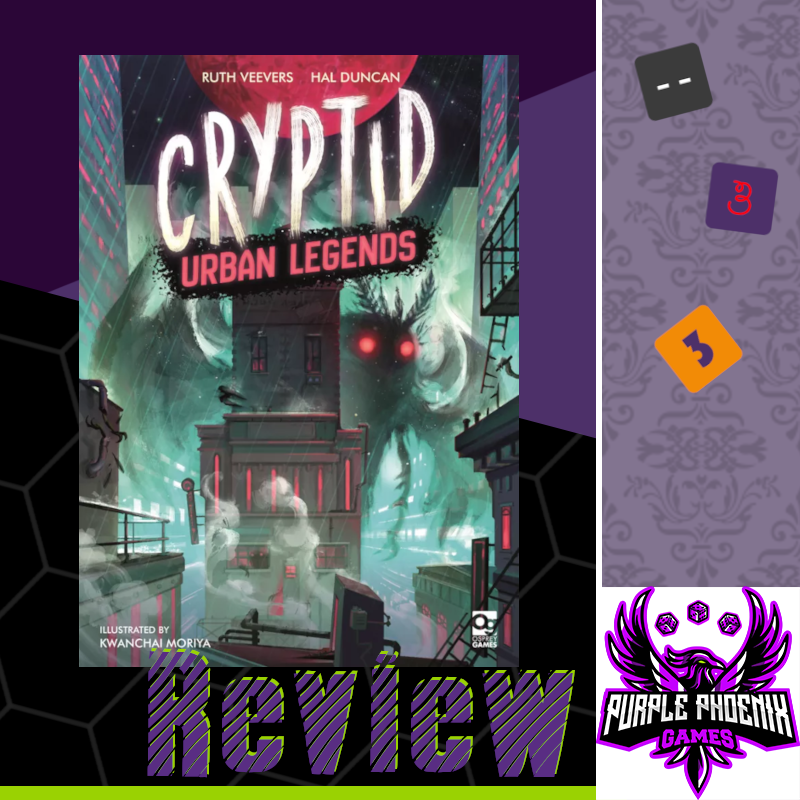 Cryptid: Urban Legends Review – Purple Phoenix Games